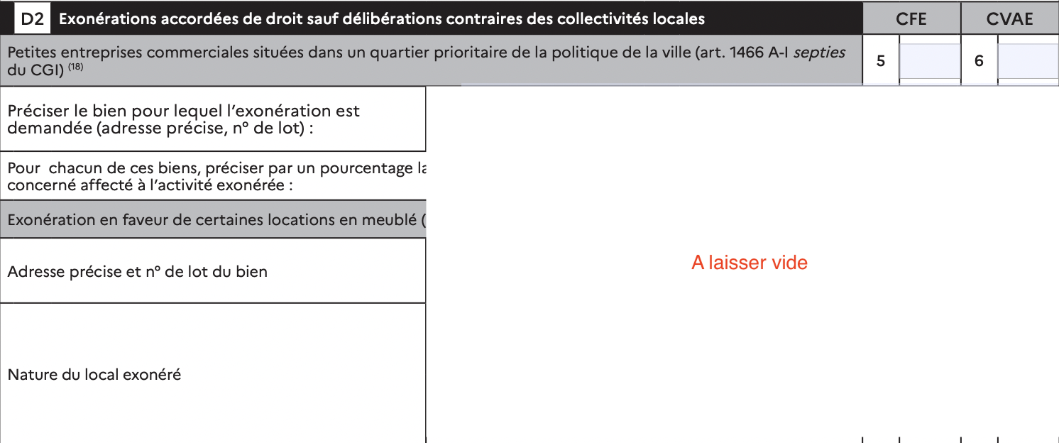 Guide pour remplir le formulaire 1447-C-SD